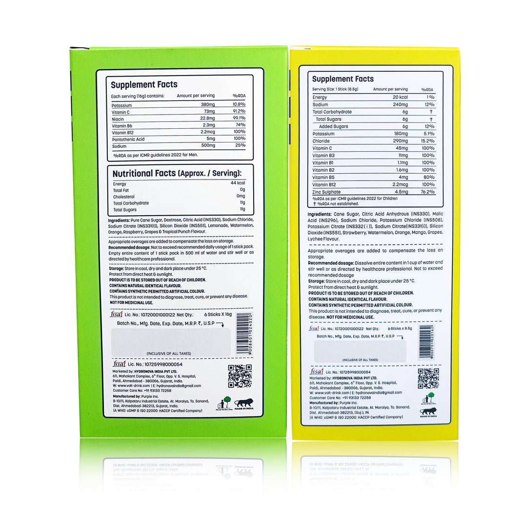 Volt Family Pack | Fast Hydration & Clean Energy with Electrolytes ...